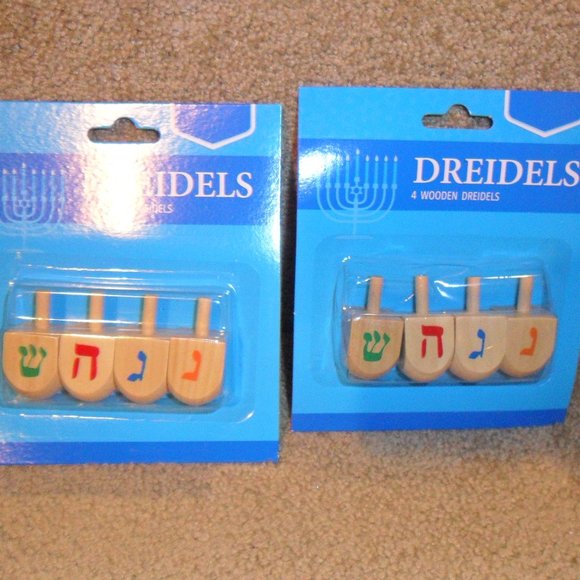 Holiday | Play Dreidel The Hanukkah Game 8 Small Natural Wooden | Poshmark